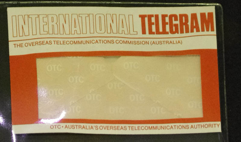 OTC Telegram Envelope – OTVA Member's Blog