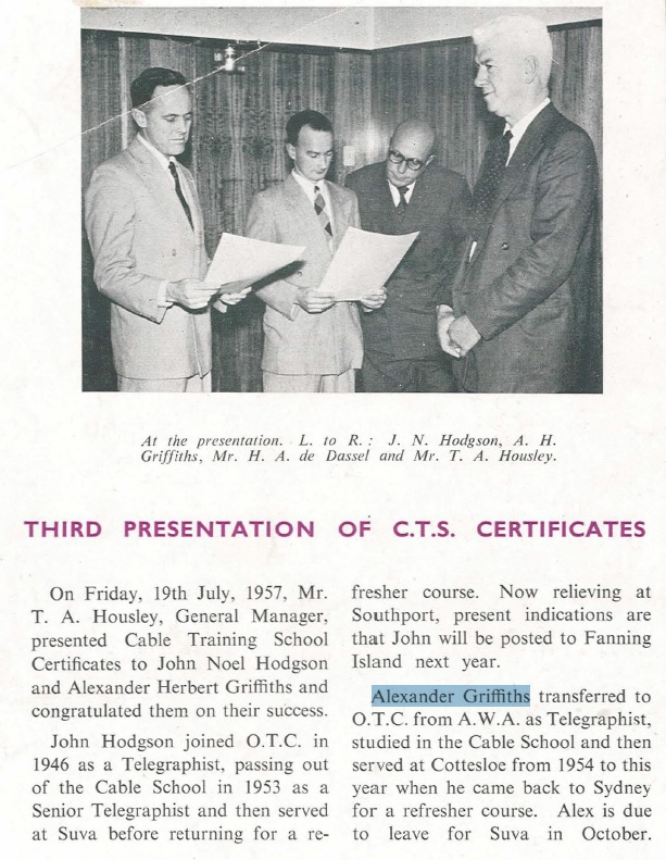 Alexander (‘Alec’) Griffiths – In a Nursing Home But Enjoys Reading ...